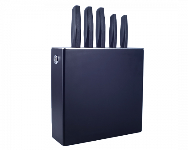 KnifeLock – A fully lockable kitchen knife block to deter the misuse of ...